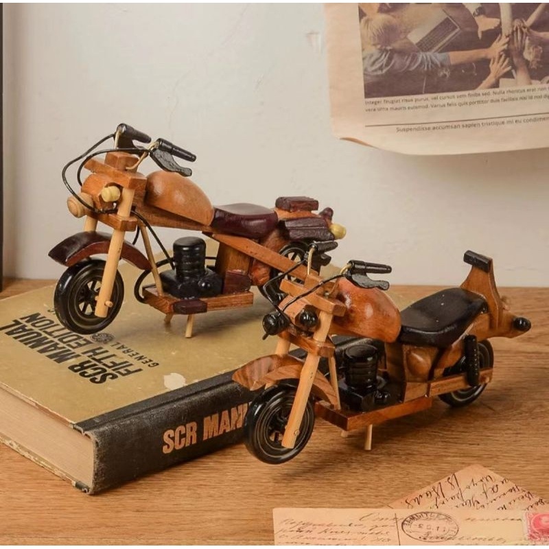 Wooden Superbike DISPLAY Set Superbike Kayu Hiasa Rumah Motorocycle ...