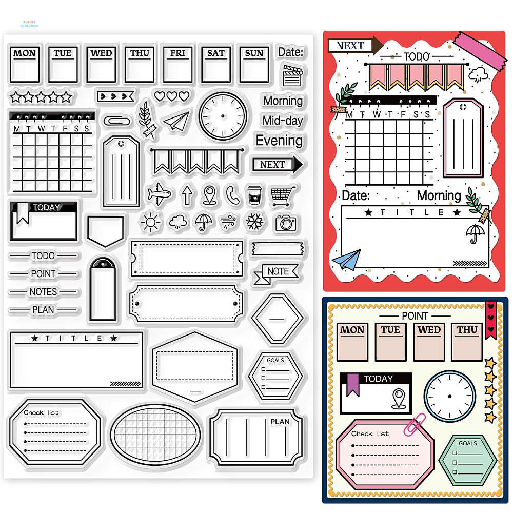 1Sheet Custom PVC Plastic Stamps for DIY Scrapbooking Photo Album ...