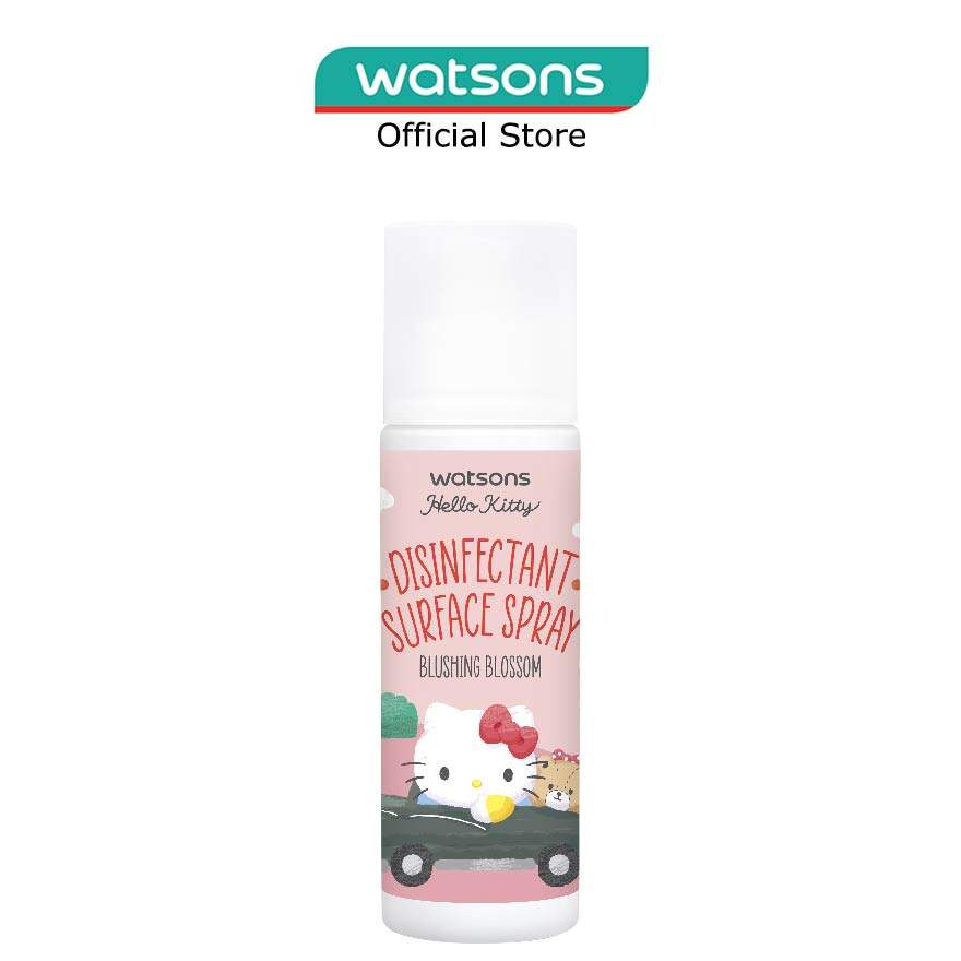 WATSONS Hello Kitty Disinfectant Surface Spray Blushing Blossom 85ml | Shopee Singapore