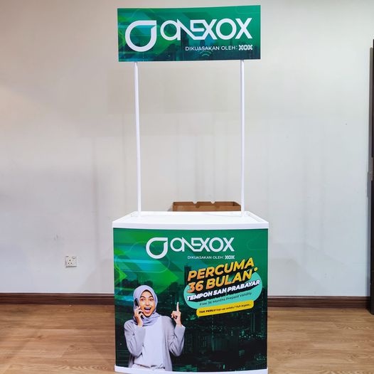 ONEXOX Counter Booth / PVC Portable Booth Counter / Fold-able PVC Table ...