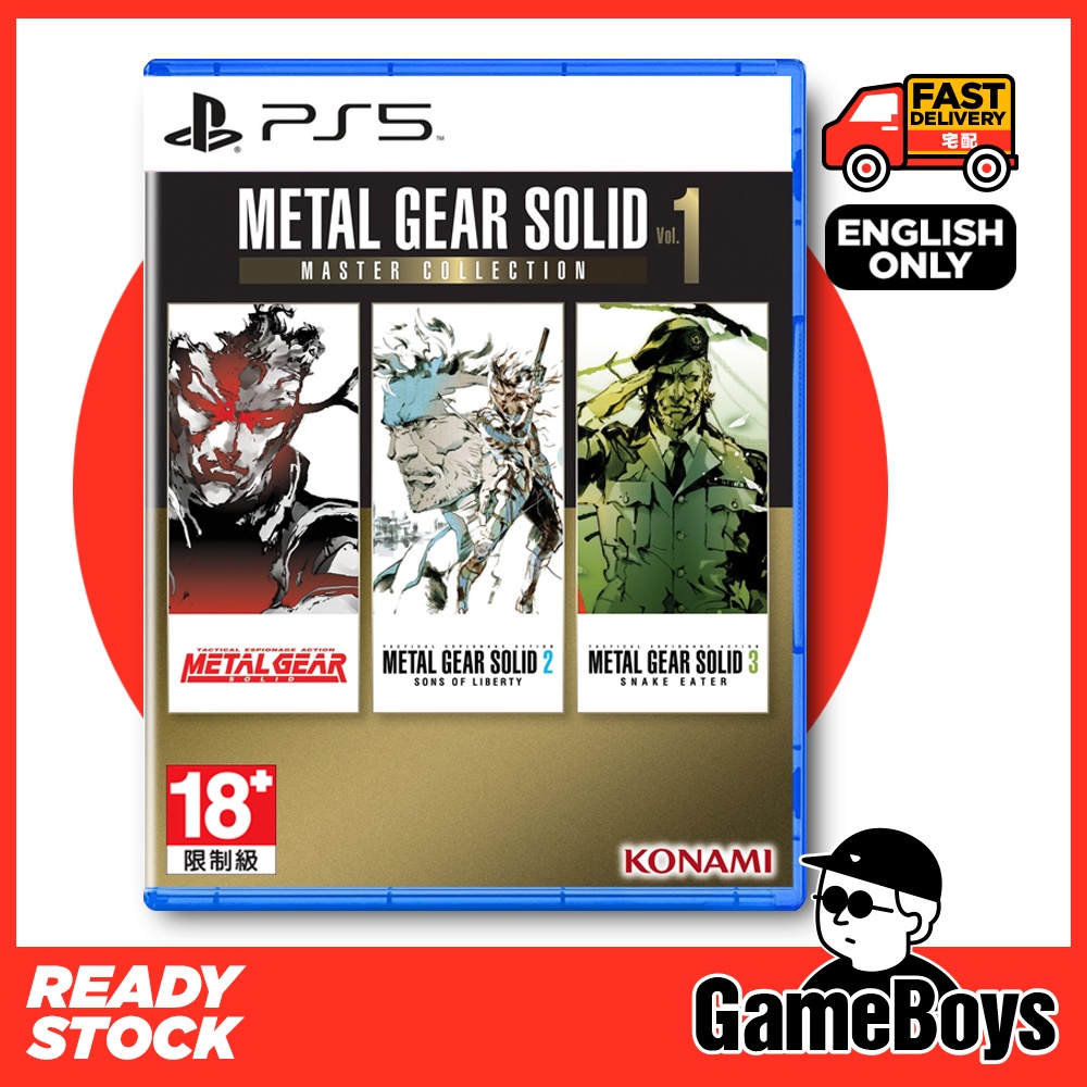 PS5 Metal Gear Solid: Master Collection Vol. 1 [R3/English] | Shopee ...