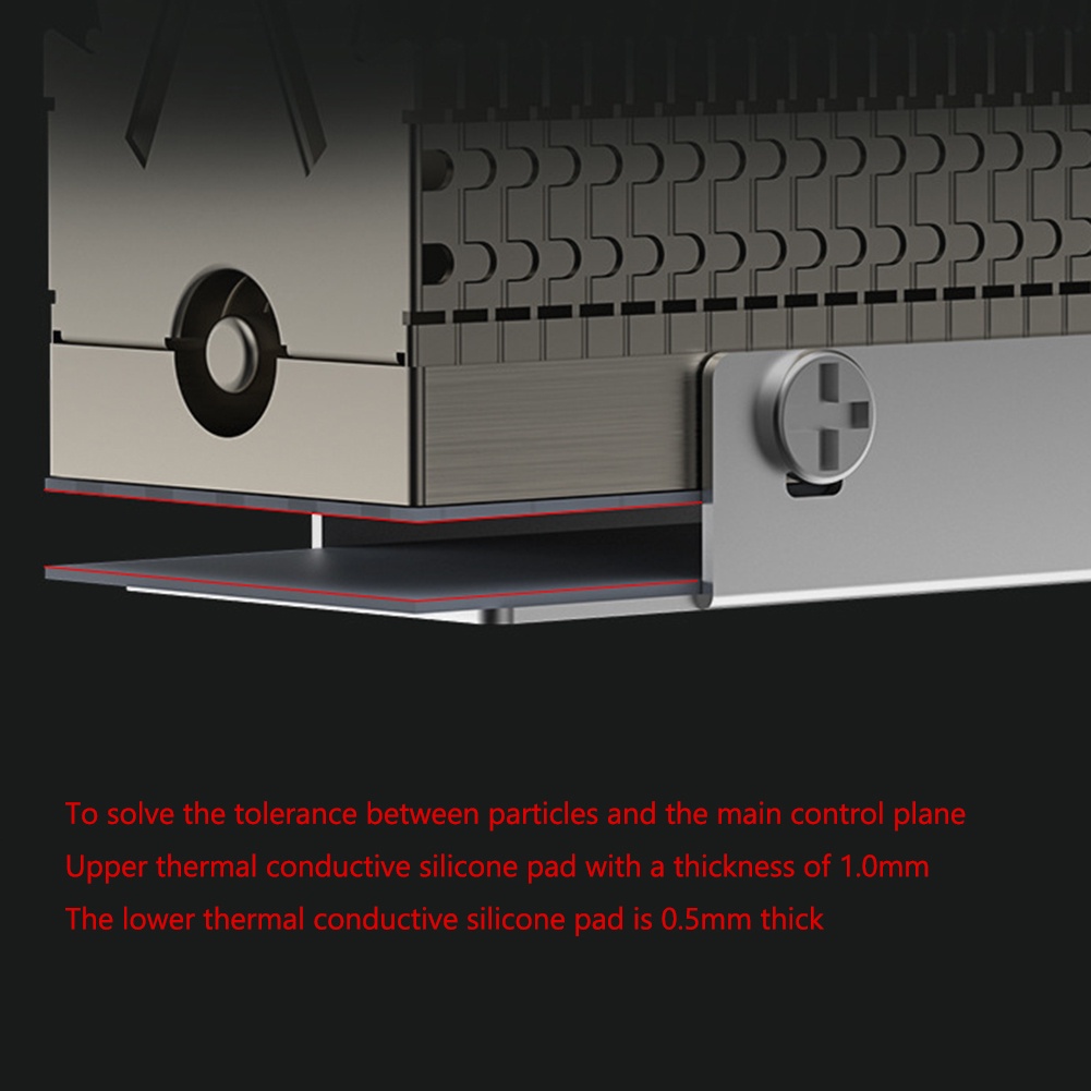 SSD Radiator Antigravity Heat Pipe Aluminum Fins SSD Heatsink for M.2 ...