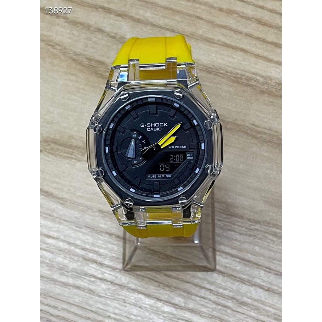 G-SHOCK GA-2100SRS AP Sports Watch Yellow Transparent Black Sports ...