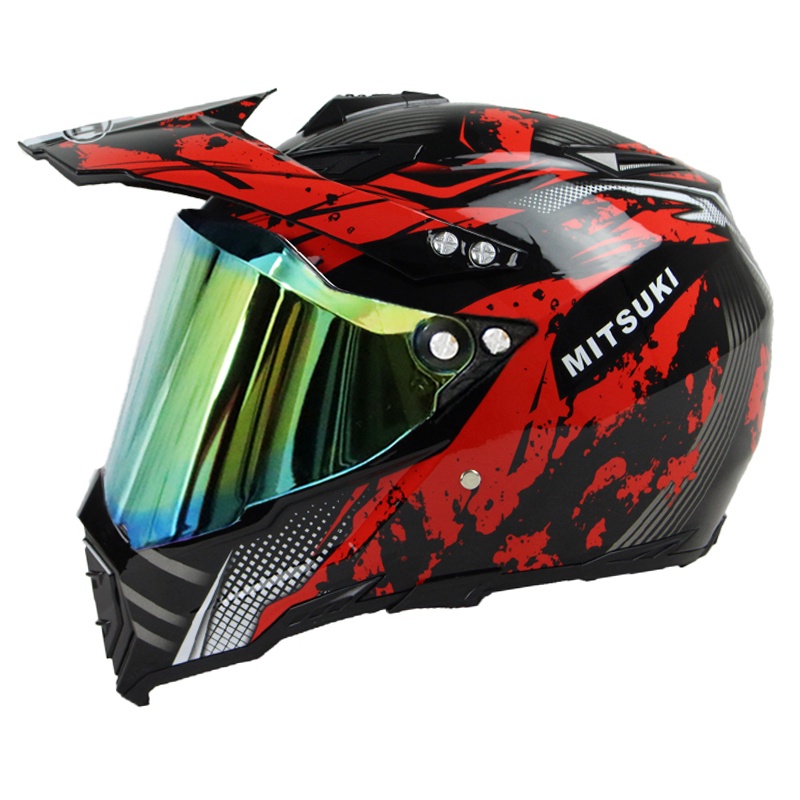 Motorcycle Helmets Motor Bike Motocross Safety Full Face Flip Up for ...
