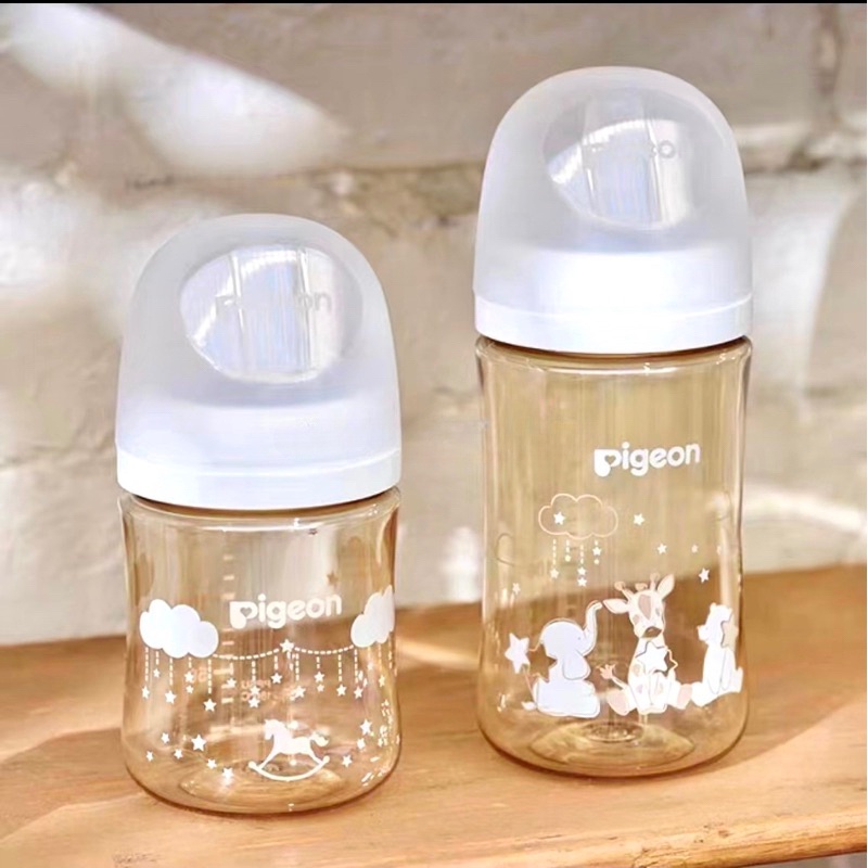 🚀PIGEON wide neck PPSU Bottle Newborn Baby Plastic Anti flatulence Pigeon Bottle milk bottle ...