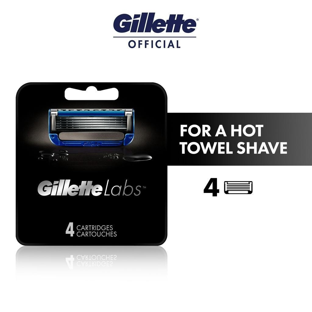 Gillette Labs Heated Razor 4 Razor Blade Refills / Cartridges with ...