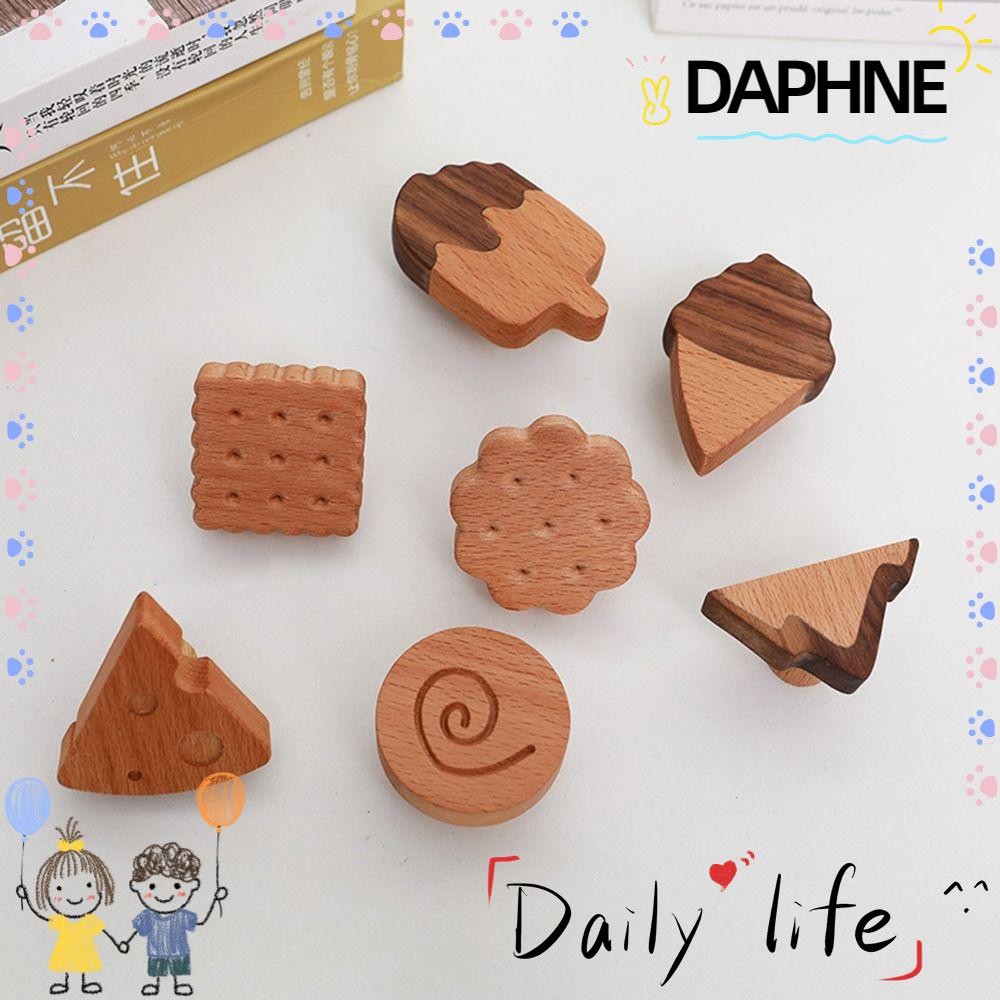 DAPHNE Cupboard Wardrobe Pulls, Simple Nordic Wooden Door Handles ...