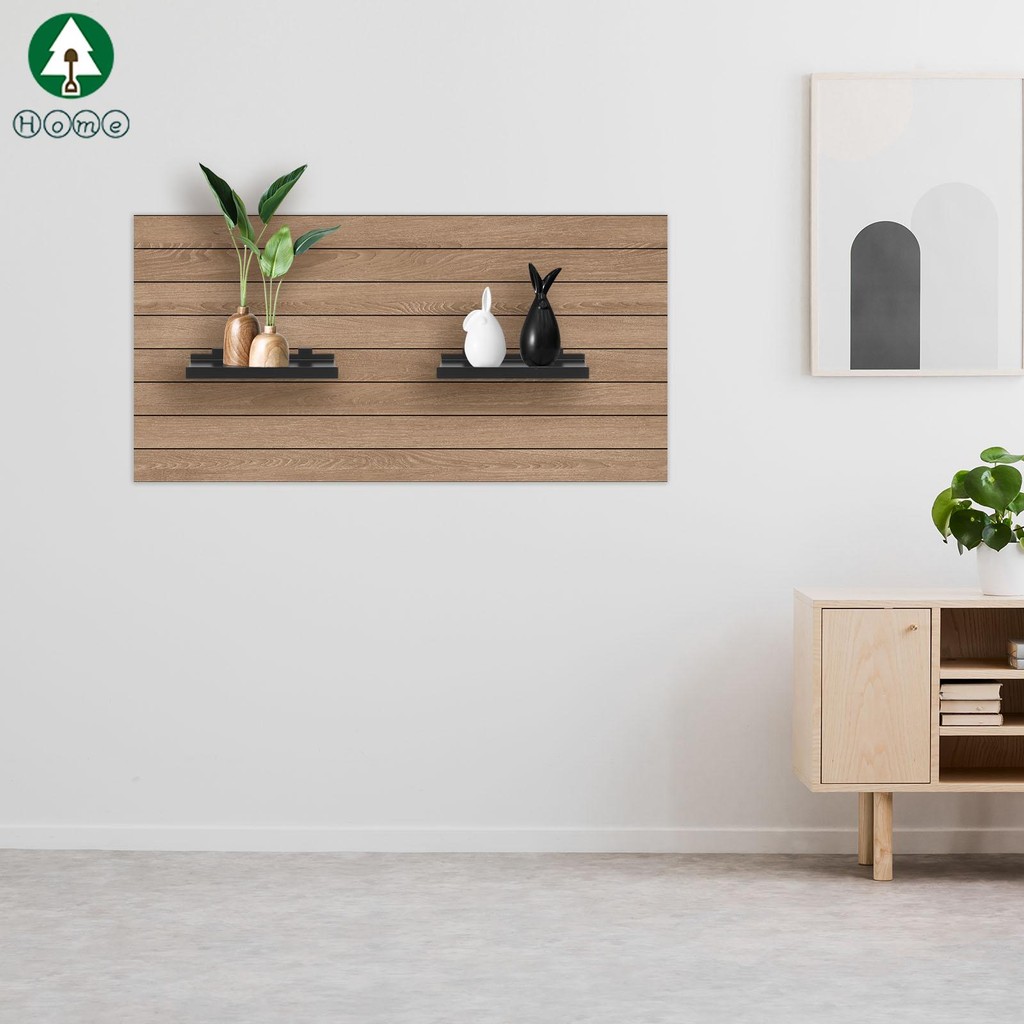 2Pcs Slat Wall Shelves Metal Slat Wall Floating Shelf Slat Wall Display ...