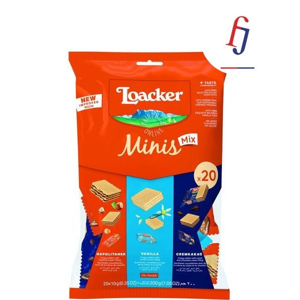 Loacker Classic Mini Crispy Wafers Assorted 200g | Shopee Singapore