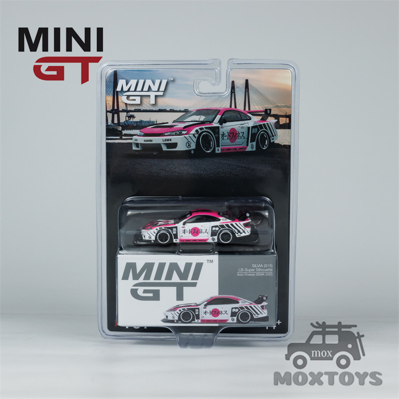 MINI GT 1:64 LB-Super Silhouette S15 SILVIA Auto Finesse SEMA 2023 Pink ...
