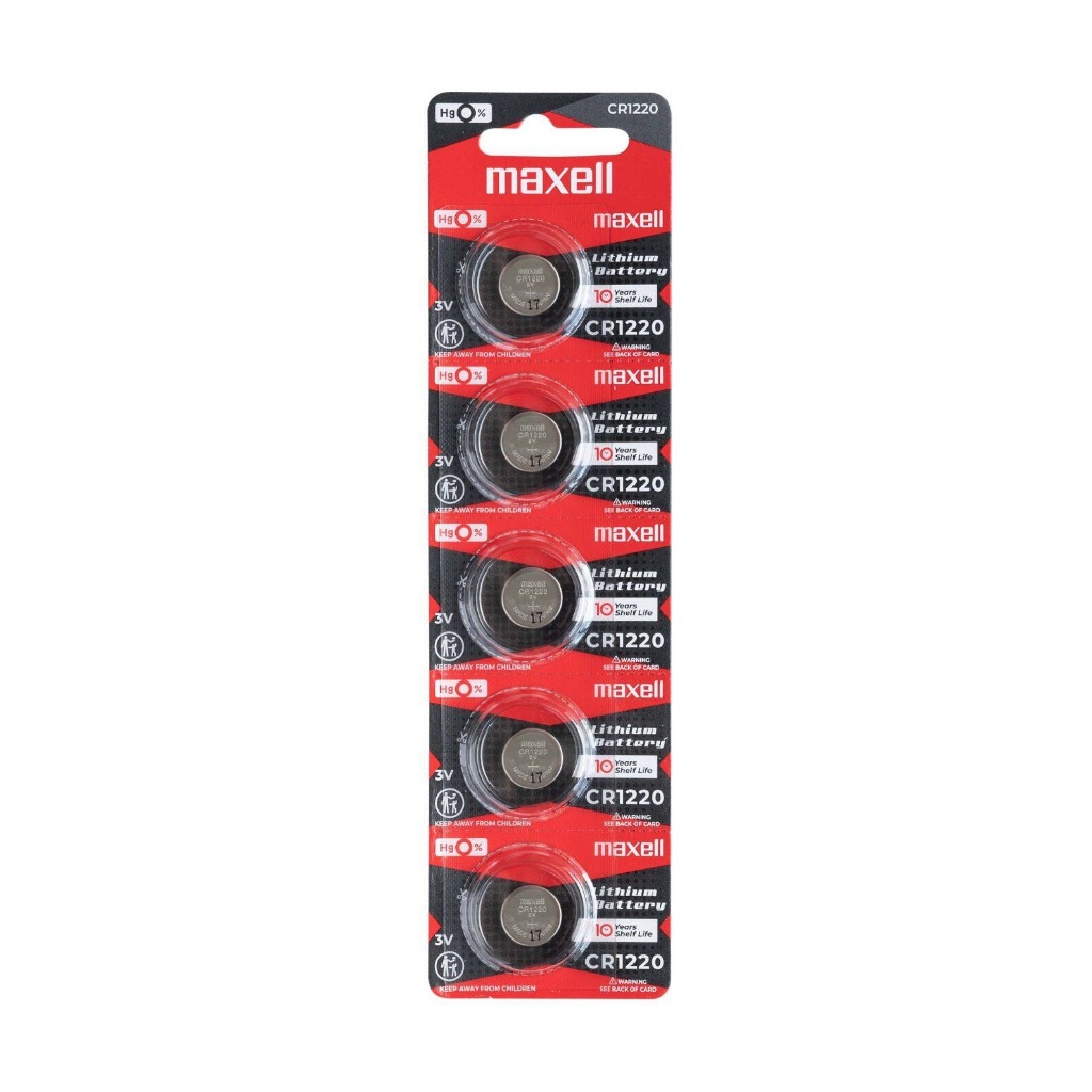 CR1220 Maxell Lithium Coin Cell Battery | Shopee Singapore