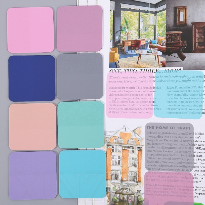 8 Books Colorful Transparent Visual Mini Post-it Note Suit / Adhesive ...