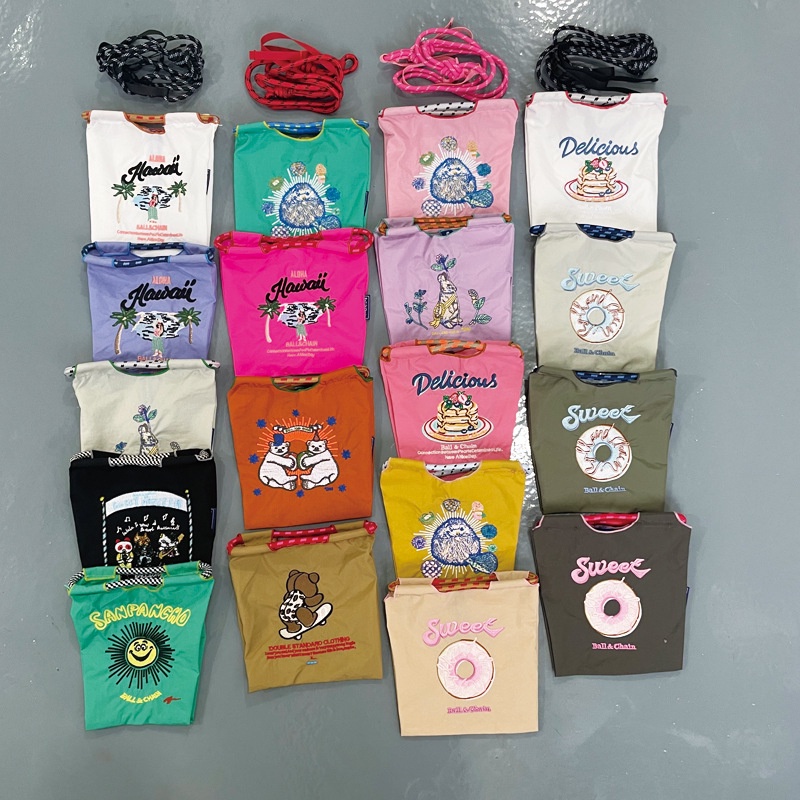 Japanese homemade ball chain eco-friendly shopping bag, nylon cloth ...