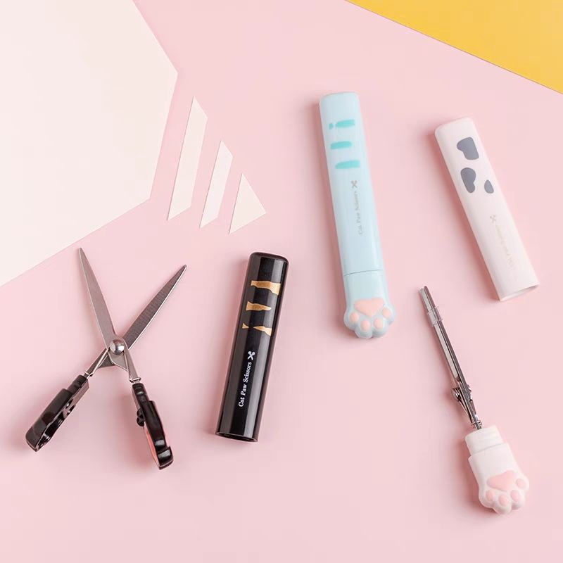 Cute Cat Paw Art Scissors Multifunctional Hand Scissors Mini Kawaii ...