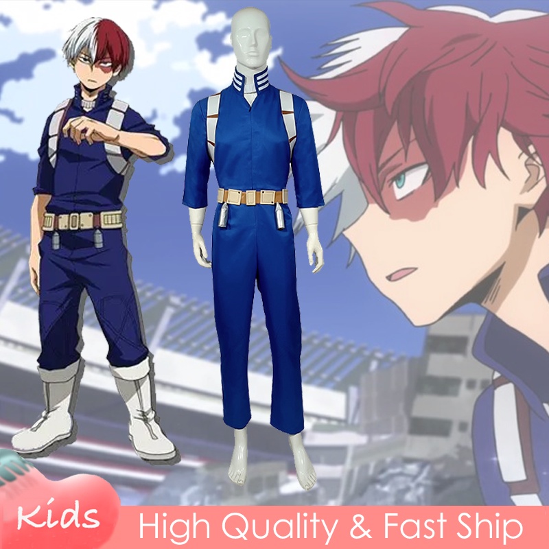 Todoroki Shoto Cosplay Costume My Hero Academia Jumpsuit For Adult Man ...