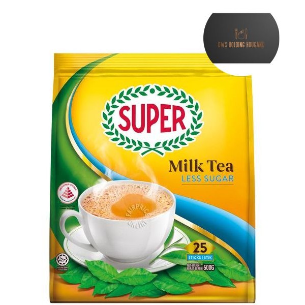 SUPER 3 In 1 Instant Milk Tea Less Sugar 500g | Shopee Singapore