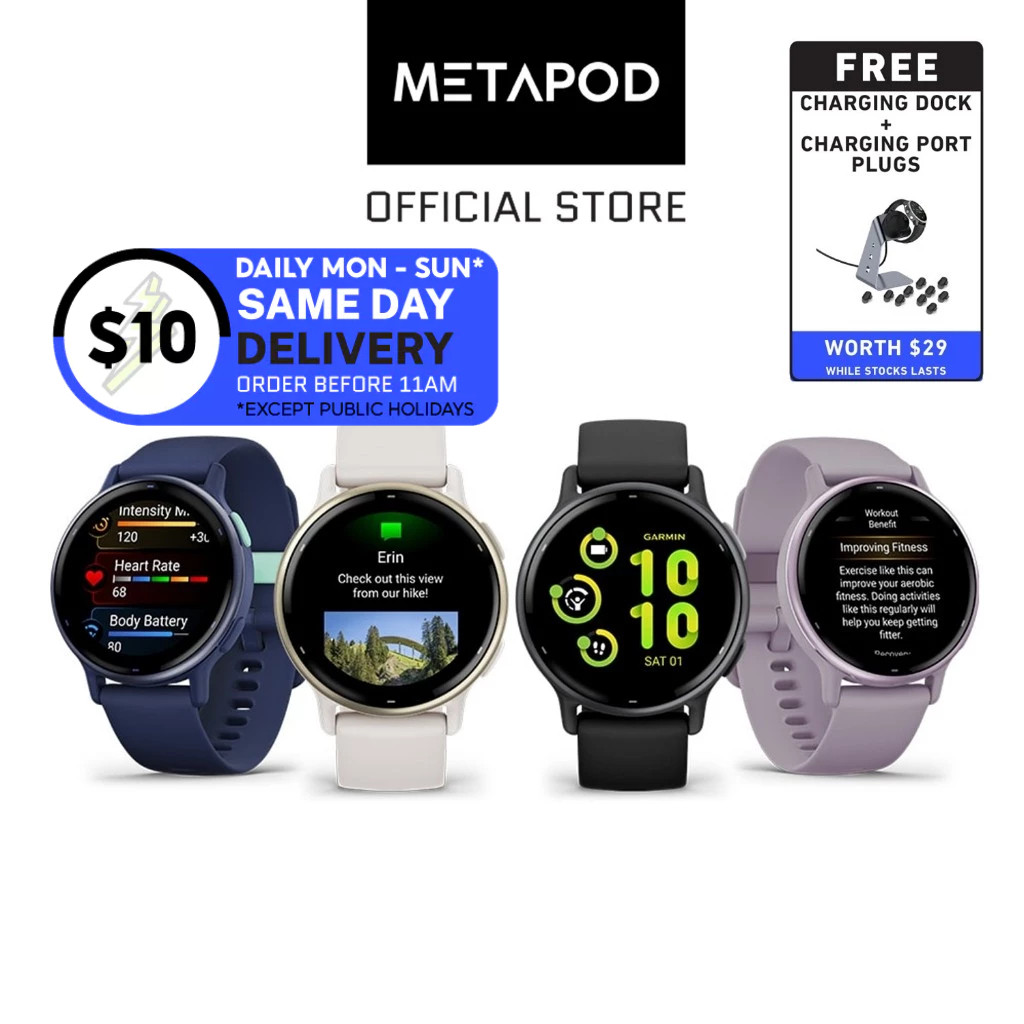 (SAME DAY DELIVERY) Garmin Vivoactive 5 Advanced Health and Fitness GPS ...