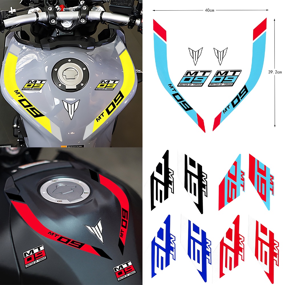 Motorcycle Sticker YAMAHA MT09 Fuel Tank Sticker Modified Protection ...
