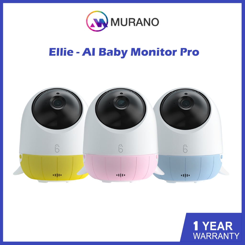 Ellie Baby Pro - Smart Baby Monitor Pro with AI, WiFi Supported , SD ...
