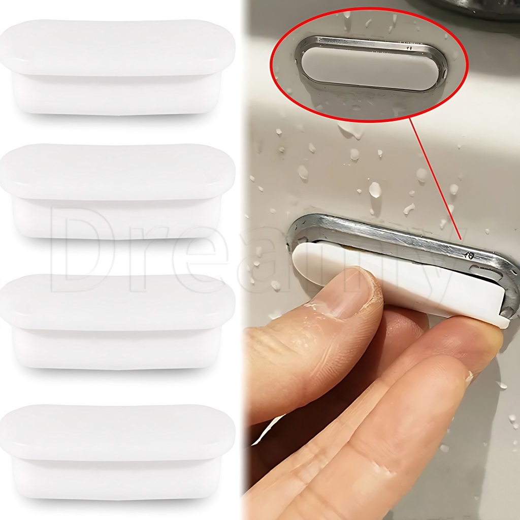 Bathroom Sink Hole Overflow Ring / Square Silicone Wash Basin Sealing ...