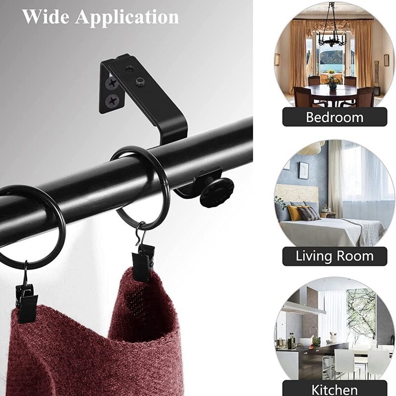 Retractable curtain rod bracket installation code lifting fixed bracket ...