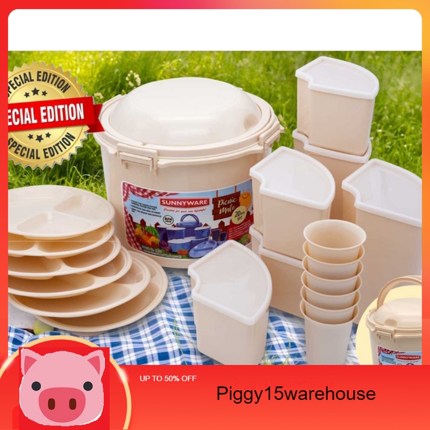 SUNNYWARE 20 IN 1 PICNIC SET/PICNIC MATE with BFA FREE ...