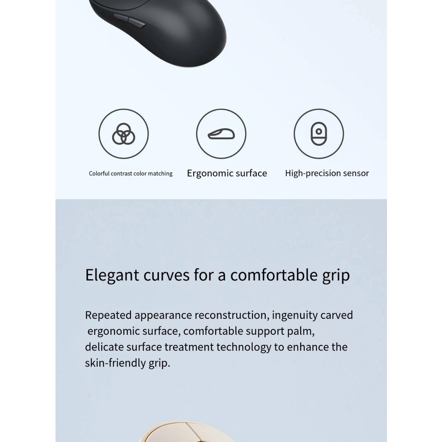 Xiaomi Mi Wireless Mouse 3 Colorful Edition 2.4GHz Bluetooth Dual Mode ...