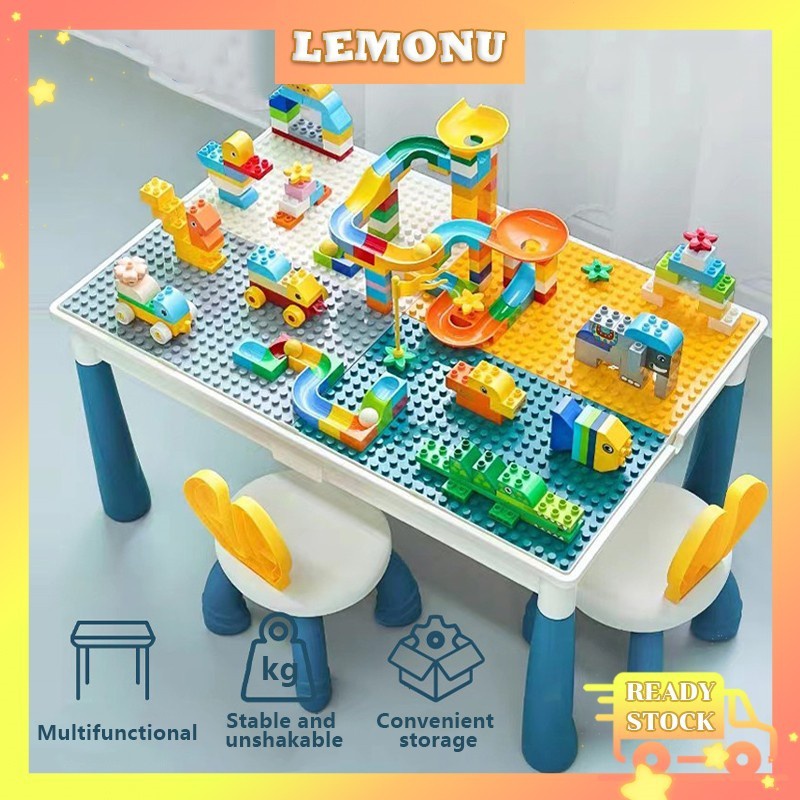 Kids Multifunction Building Block Table Kids Multifunction Lego ...