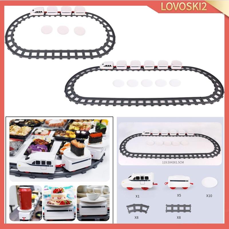[Lovoski2] Rotating Sushi Tray Toy Train Goes Around Train Train Set ...