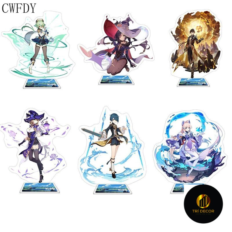 Standee Game Figure Genshin Impact Wanderer Nahida Cyno Yelan Acrylic ...