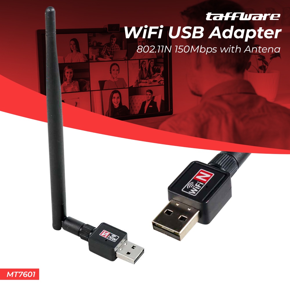 WiFi USB Adapter 802.11N 150Mbps with Antenna MT7601 | Shopee Singapore