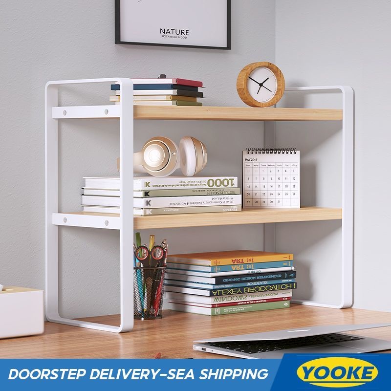 YOOKE Shelf: the table top houses artifacts, multi-layer bookshelves ...