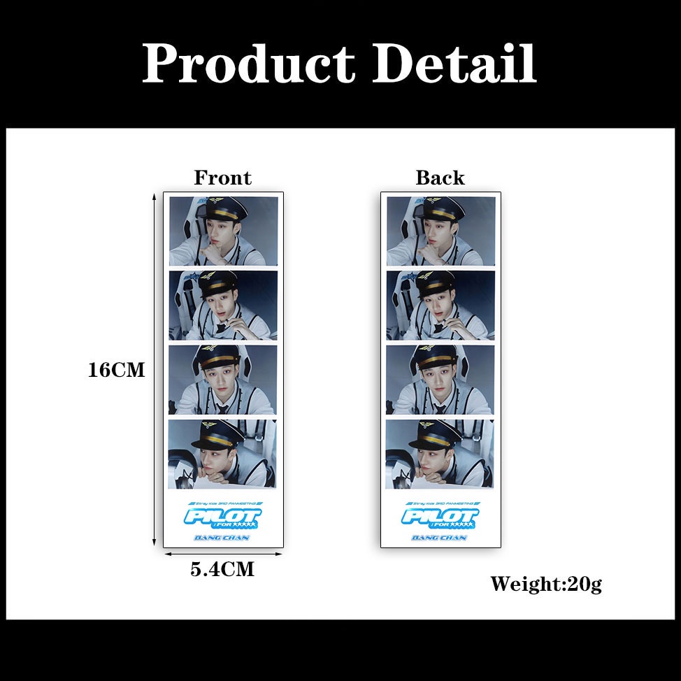 8pcs/set STRAY KIDS 3RO FANMEETING PILOT FOR 5-STAR SEASON'S GREETINGS ...