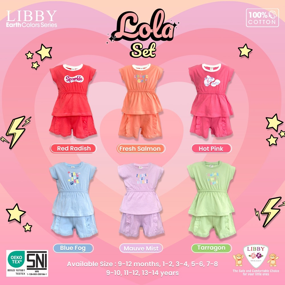 Libby Baby - LOLA Baby Girl Suit 9 Months-6 Years (1 Set/Pack) | Shopee ...