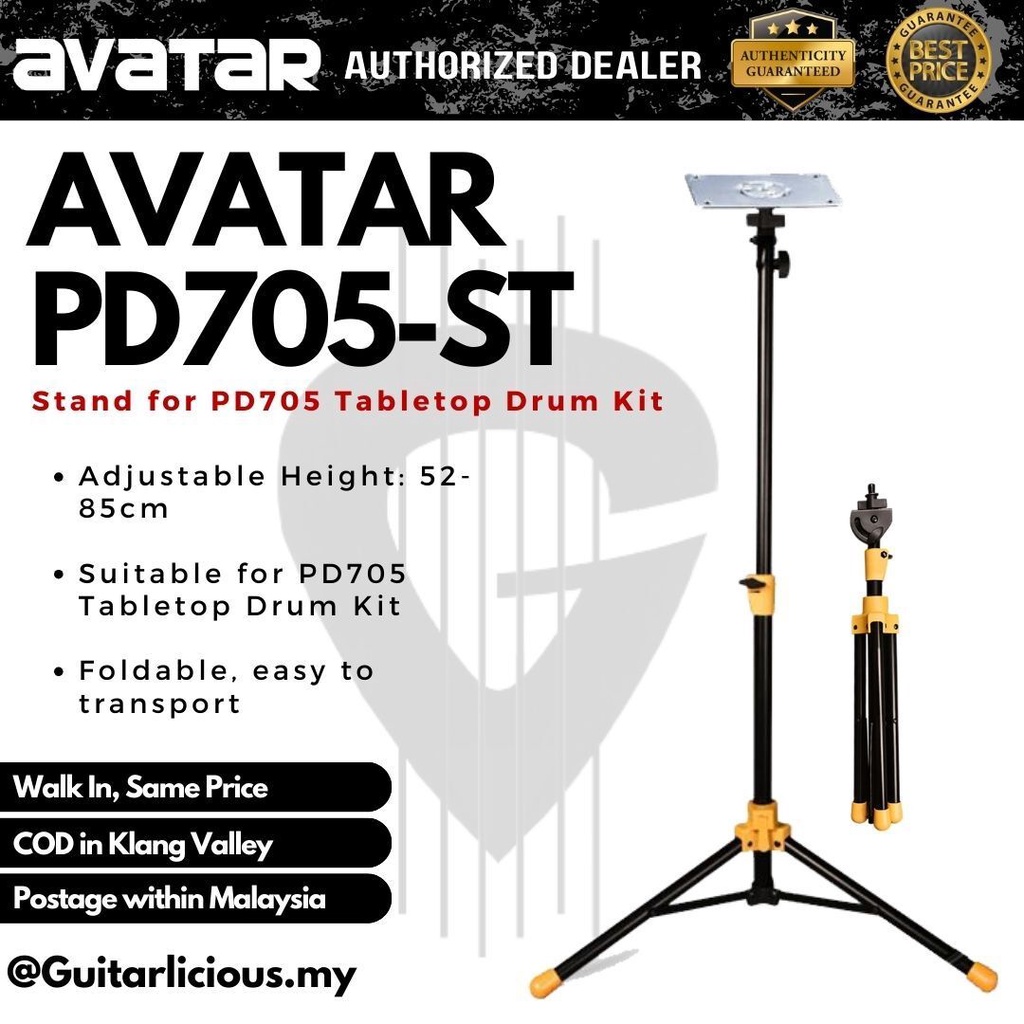 AVATAR Drumpad Stand for Avatar PD705 Tabletop Drum Kit ( PD705 Stand ...