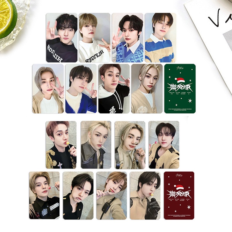 Kpop Stray Kids Raku-STAR Christmas Card Postcard Twister 5.0 Small ...