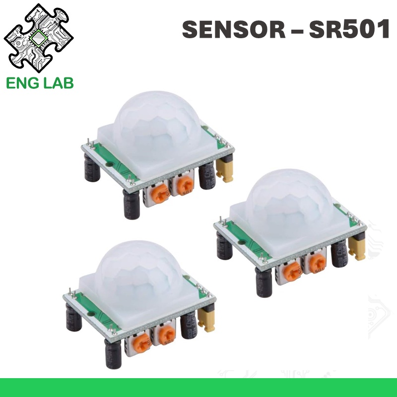 ENGLAB SR501 Infrared Pyroelectric Sensor Human Body Motion Detection ...