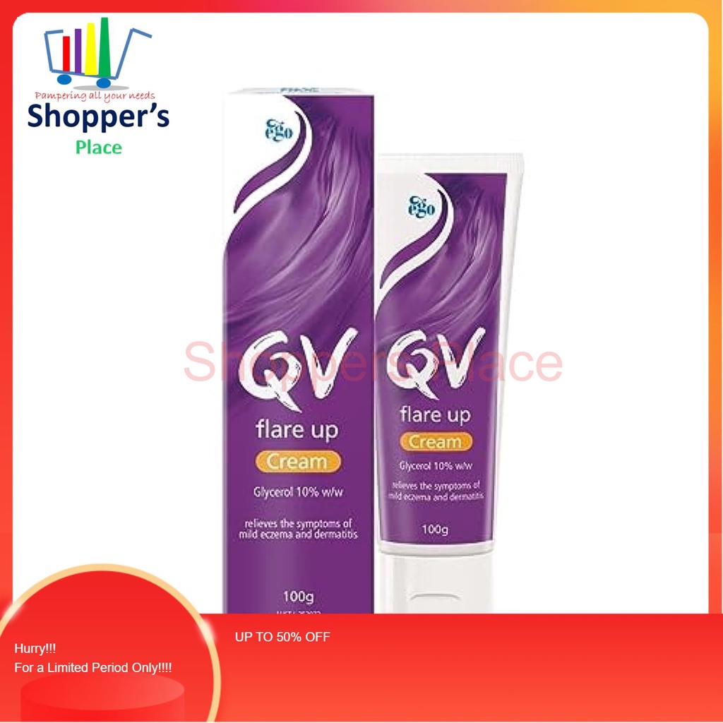 QV Flare Up Cream 100G | Itch Relief | Fragrance Free | pH Balanced ...