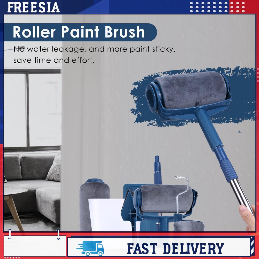 6/7pcs Paint Runner Pro Roller DIY Painting Brushes Set Wall Handle ...