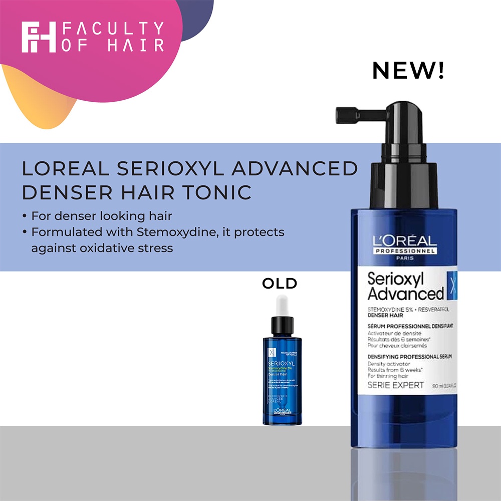 Loreal Serioxyl Advanced Denser Hair Serum (90ml) | Shopee Singapore