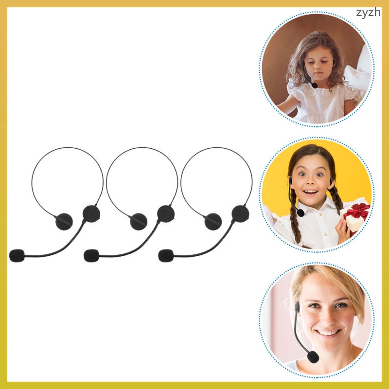Fake Headphone Props Headset Microphone Singer Role Play Toy Cosplay ...