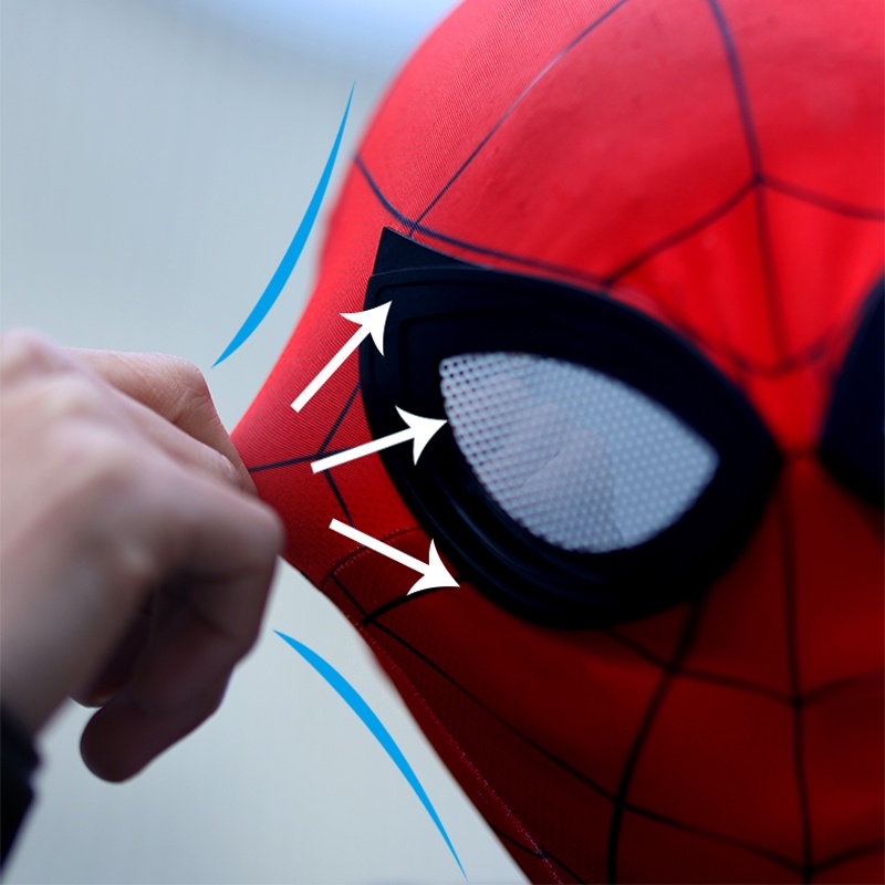 Superhero Spider Man Masks Into Spider Verse Miles Morales Mask Cosplay ...