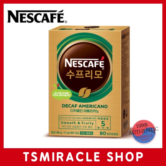 Nescafe Supremo Decaf Coffee Stick Americano 80 Stick Decaffeinated ...