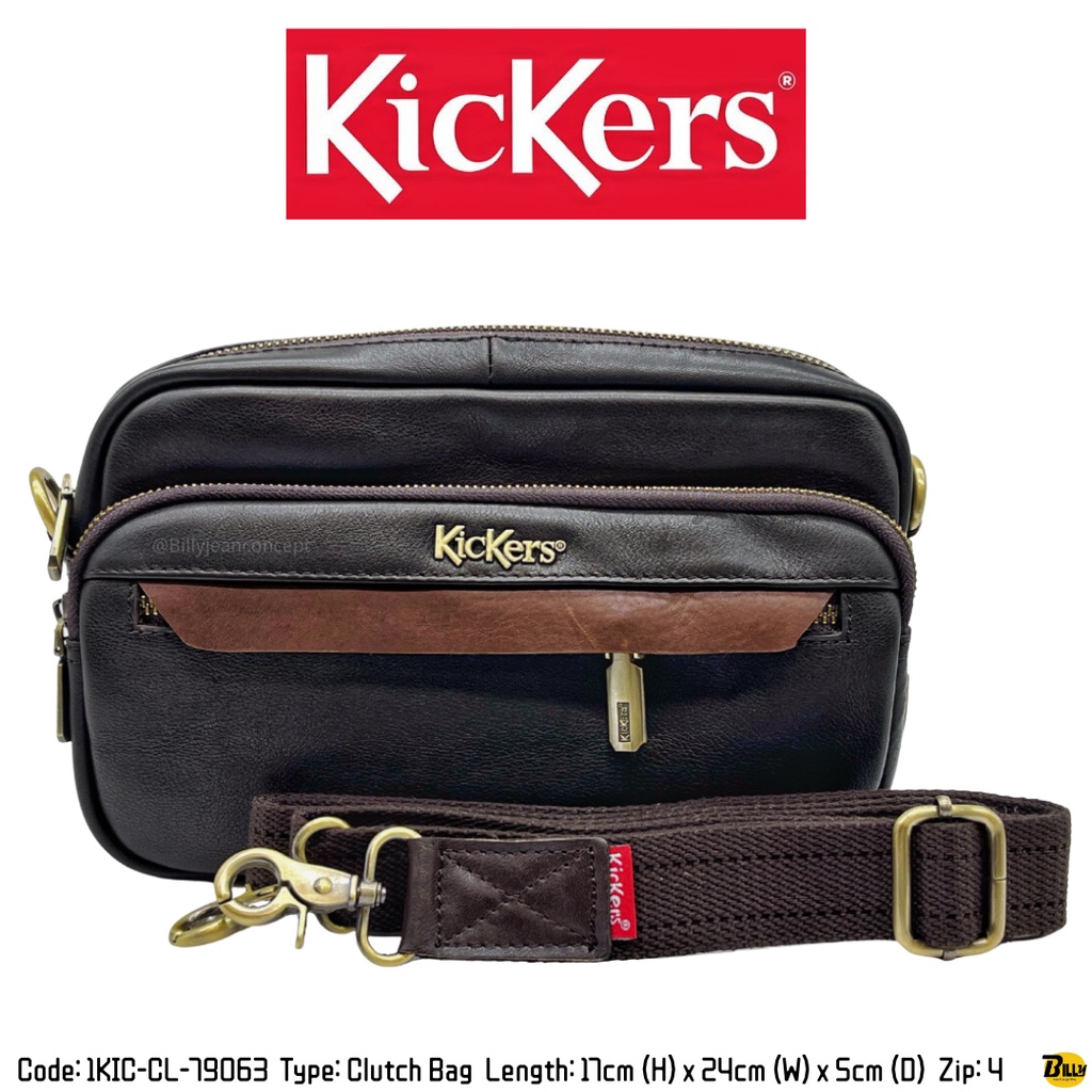 KICKERS Brand Men’s Leather Clutch Bag ( 1KIC-CL-79063 ) | Shopee Singapore