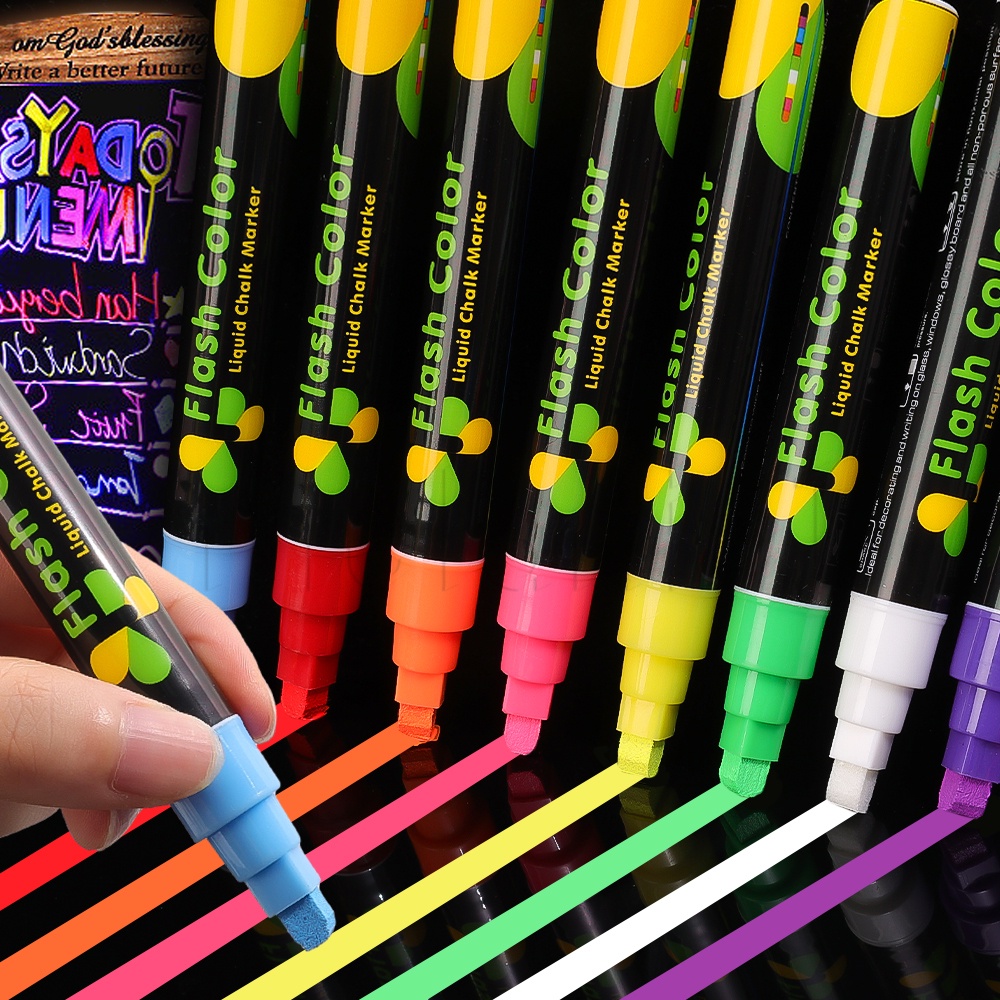 [Hot]Fluorescent Marker Suit / 8 Color Whiteboard Graffiti AD ...