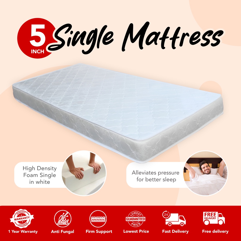 🔥LOWEST PRICE WITH 10% OFF🔥 Otho Spring/Foam 4"/5"/6"/7"/8"/9" High ...