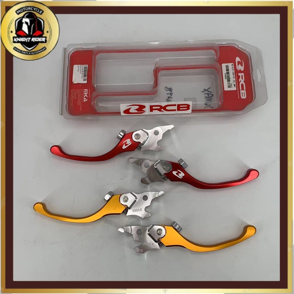 RCB ALLOY LEVER SET [S2] XMAX RACING BOY ALLOY LEVER S2 X-MAX X MAX RED GOLD | Shopee Singapore