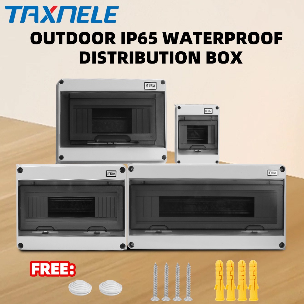 Outdoor Waterproof Electrical Distribution Box HT IP65 5 8 12 15 18 ...