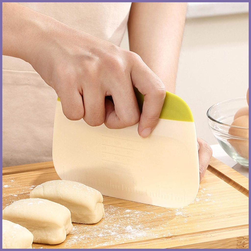 Bread Scraper Dough Scraper Bench Scraper for Baking Flexible Bowl ...