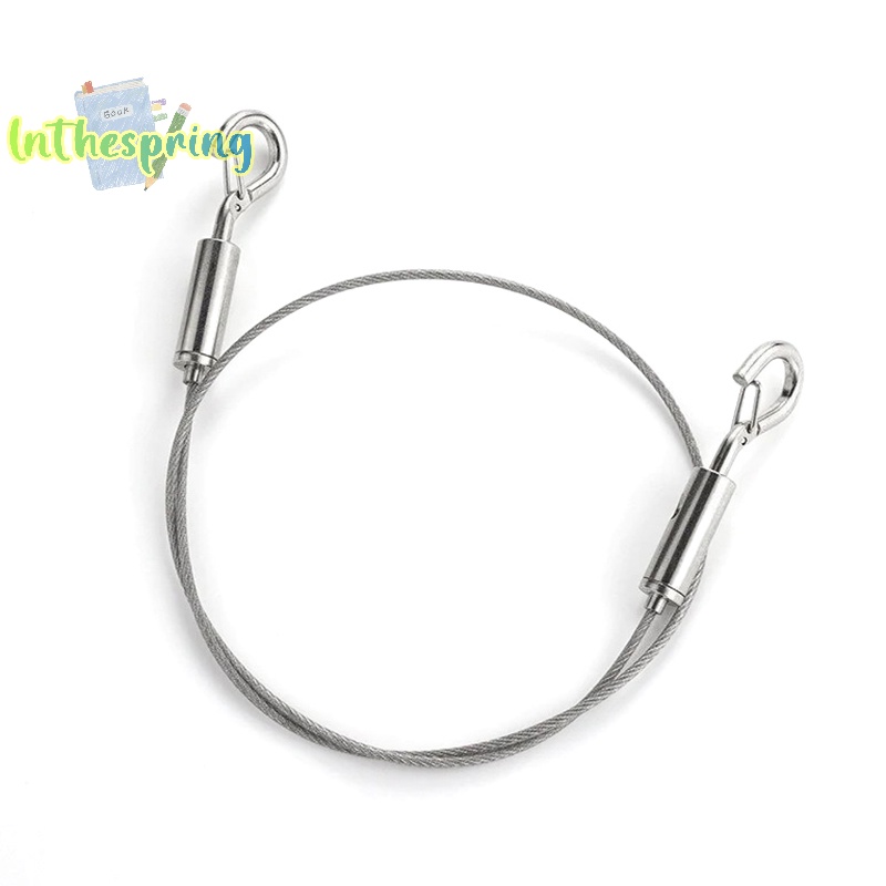 [lnthespringS] Adjustable Automatic Wire Rope Spring Hook Clothesline ...